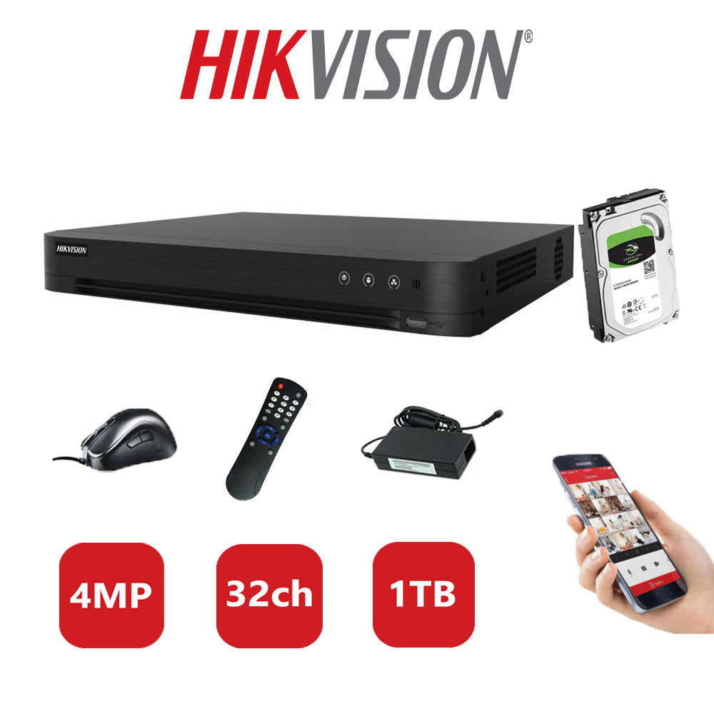Hikvision 5MP DVR iDS-7232HQHI-M2/S 1TB HDD – CCTVVILLAGE